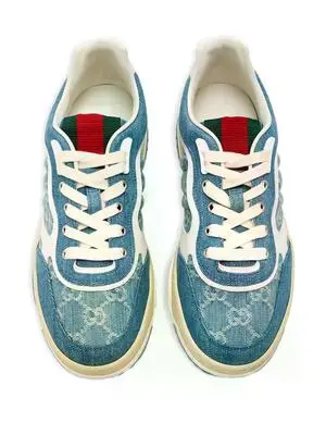 Gucci Monogram Denim Sneakers