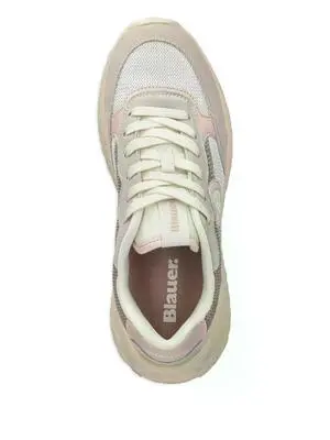 BLAUER. Mesh-panelled Chunky Sneakers