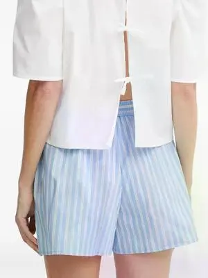 IVY OAK Striped Short Shorts