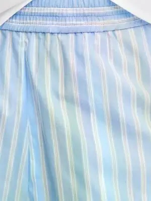IVY OAK Striped Short Shorts