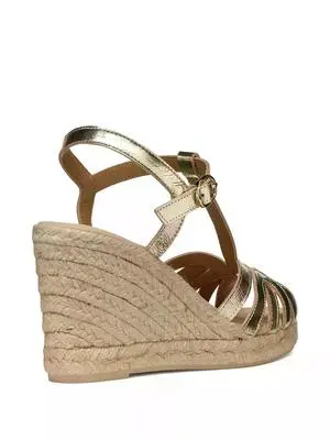Geox 95mm Gelsa T-strap Wedge Espadrilles