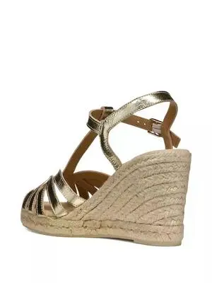Geox 95mm Gelsa T-strap Wedge Espadrilles