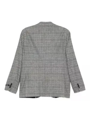 Karl Lagerfeld Checked Two-button Jacket - Grey