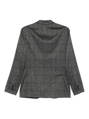 Karl Lagerfeld Textured Two-button Jacket - Grey