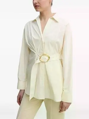 ISABELLE BLANCHE Belted Shirt Dress