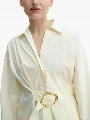 ISABELLE BLANCHE Belted Shirt Dress