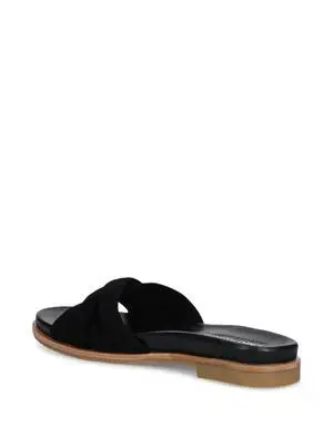 EMU AUSTRALIA Ikara Crossover Suede Flat Sandals