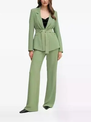 SANDRO FERRONE Belted Notched-lapel Top