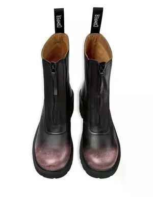 Camper 54mm Milah Zip-front Platform Ankle Boots - Black