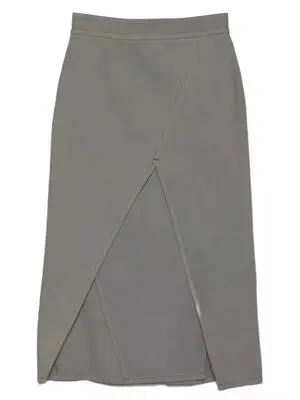 IRO PARIS Judes Slit-front Cotton Midi Skirt