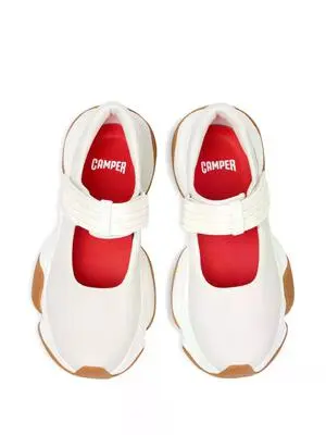 Camper Leather Strap Sneakers - White