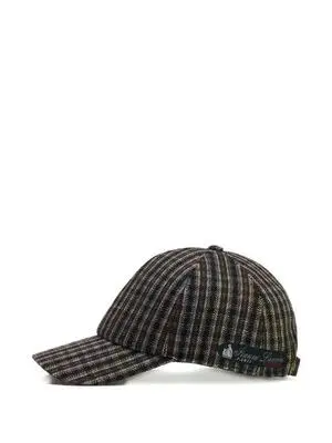 LANVIN Striped Logo-patch Cap