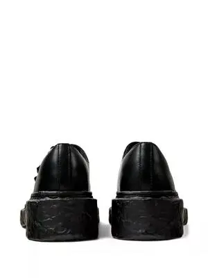 Camper Vamonos Buckle-strap Platform Loafers - Black