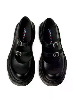 Camper Vamonos Buckle-strap Platform Loafers - Black