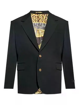 Versace Gold-button Wool Blazer