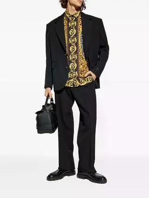 Versace Gold-button Wool Blazer