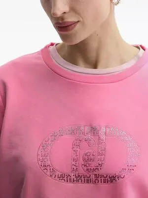 Liu Jo Embellished Logo Sweatshirt