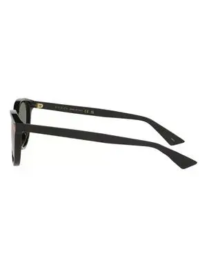 Gucci Logo-detail Round-frame Sunglasses