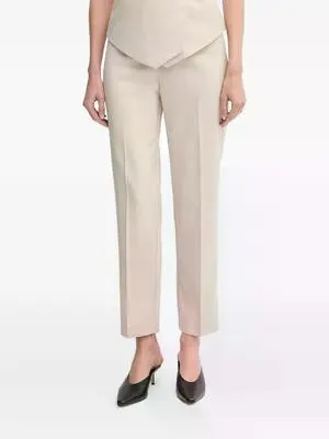 SANDRO FERRONE Wrap-front Darted Trousers