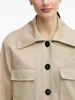 PEDRO DEL HIERRO Button-fastening Flap-pocket Jacket - Neutrals