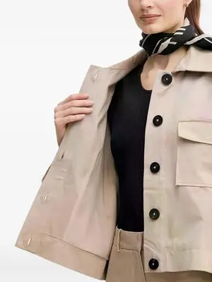 PEDRO DEL HIERRO Button-fastening Flap-pocket Jacket - Neutrals