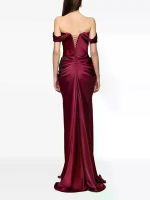 ANA RADU Off-the-shoulder Draped Dress