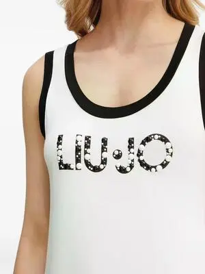 Liu Jo Pearl-embellished Midi Dress