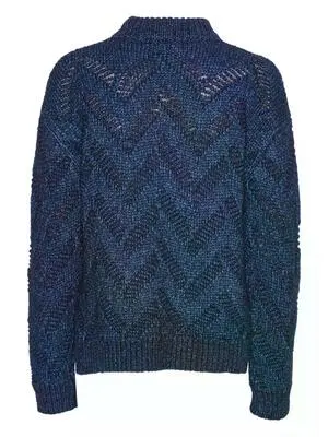 Henrik Vibskov High-neck Open-knit Sweater