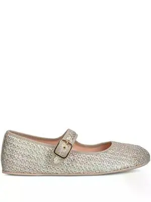 Agl Buckle-fastening Ballet Flats