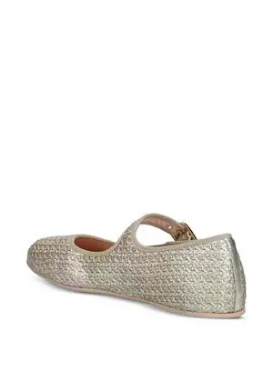 Agl Buckle-fastening Ballet Flats
