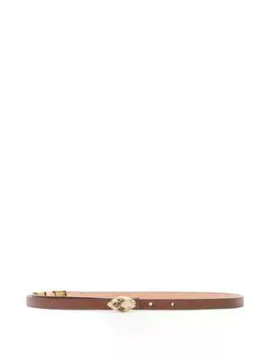 Roberto Cavalli Crystal-embellished Belt - Brown