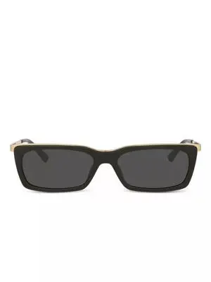 Saint Laurent Rectangle-frame Sunglasses - Black