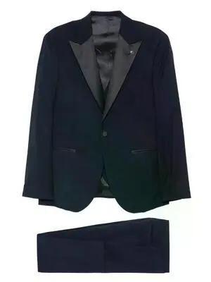 MANUEL RITZ Peak-lapel Single-breasted Dinner Suit