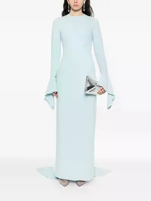 Solace London Blake Maxi Dress - Blue