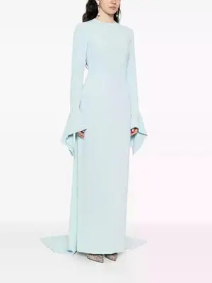 Solace London Blake Maxi Dress - Blue