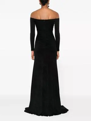 NISSA Glittered Maxi Dress