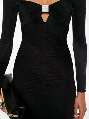NISSA Glittered Maxi Dress