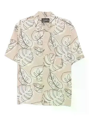 Marc O'polo Leaf-print Button-fastening Shirt