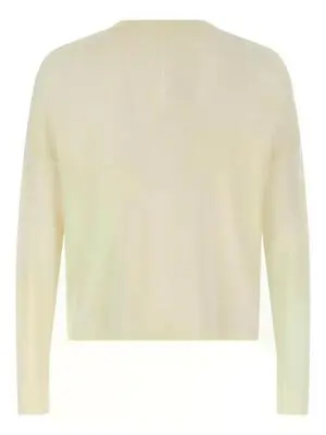 MA'RY'YA Round-neck Sweater With Pocket - Neutrals