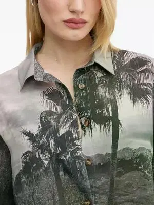 NEVER FULLY DRESSED Palm-tree Print Shirt