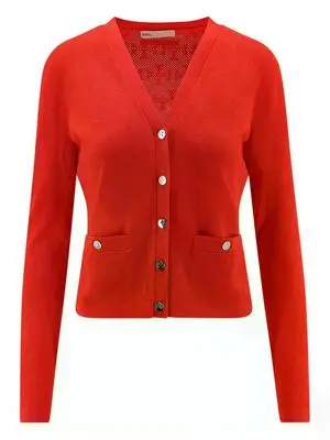 Tory Burch V Neck Cardigans For Women