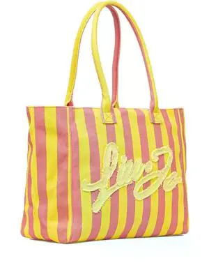 Liu Jo Striped Beach Bag