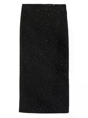 NISSA Embellished Midi Skirt