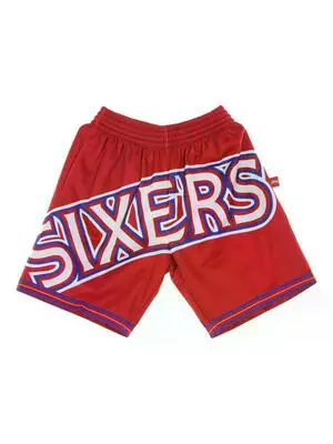 Mitchell & Ness Logo-print Shorts