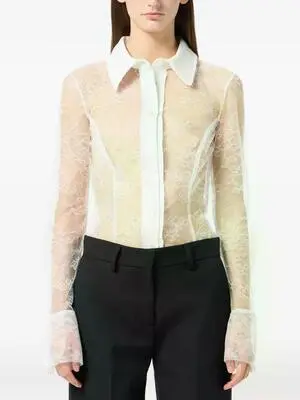 Blumarine Lace-paneled Shirt