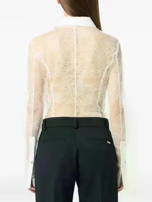 Blumarine Lace-paneled Shirt