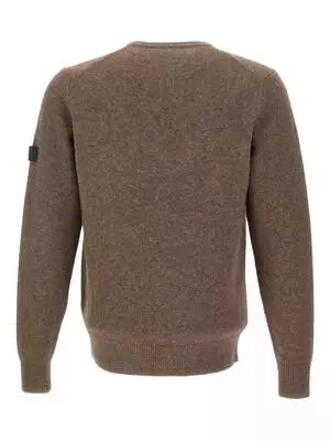 Peuterey Logo-patch Sweater - Brown