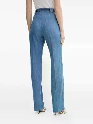 Versace Belted Straight-leg Jeans