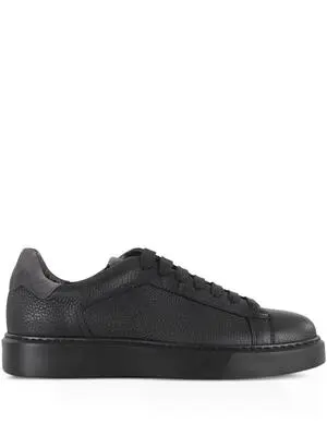 DOUCAL'S Leather Sneakers - Black