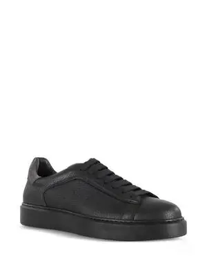 DOUCAL'S Leather Sneakers - Black